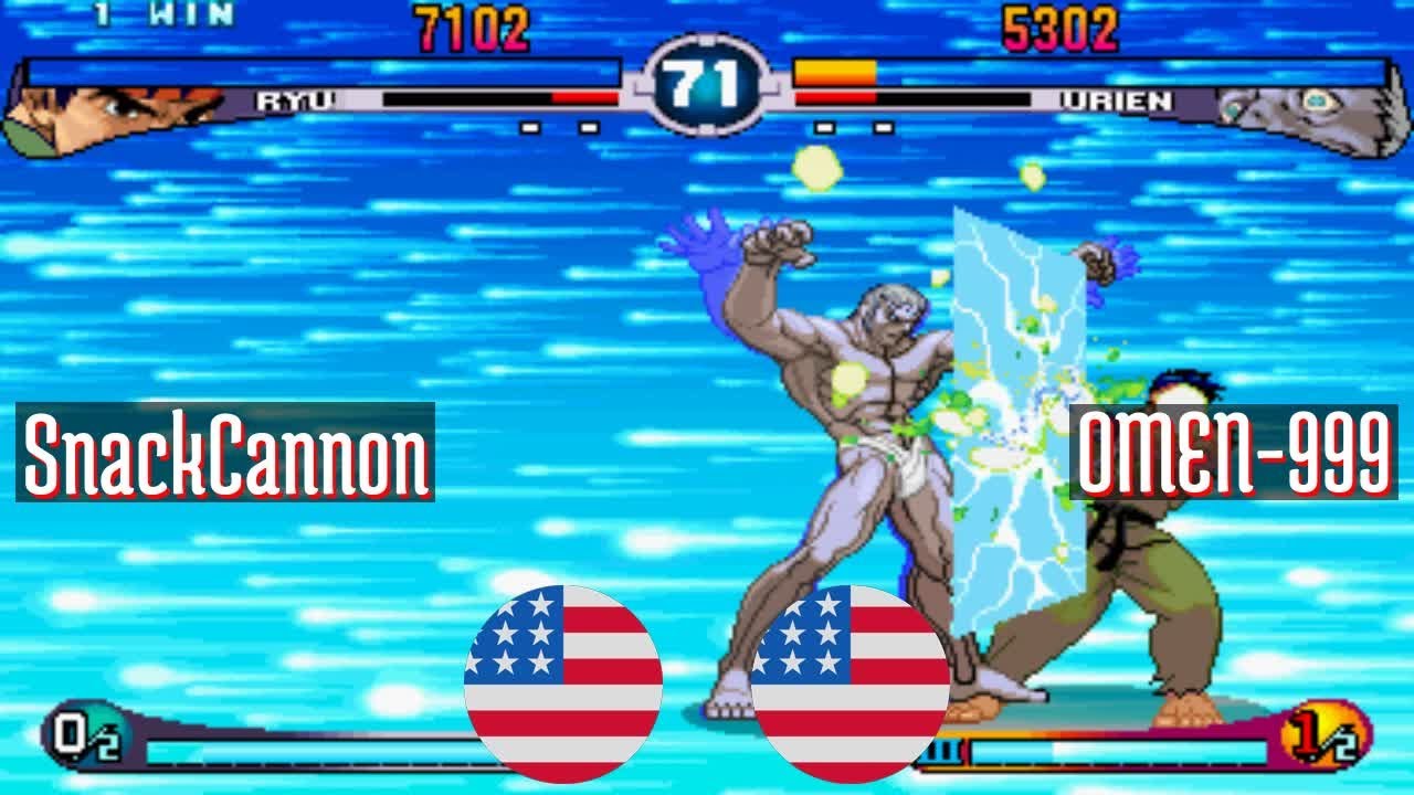 FT5 @sfiii2: SnackCannon (US) vs OMEN-999 (US) [SF III 2nd Impact sfiii ...