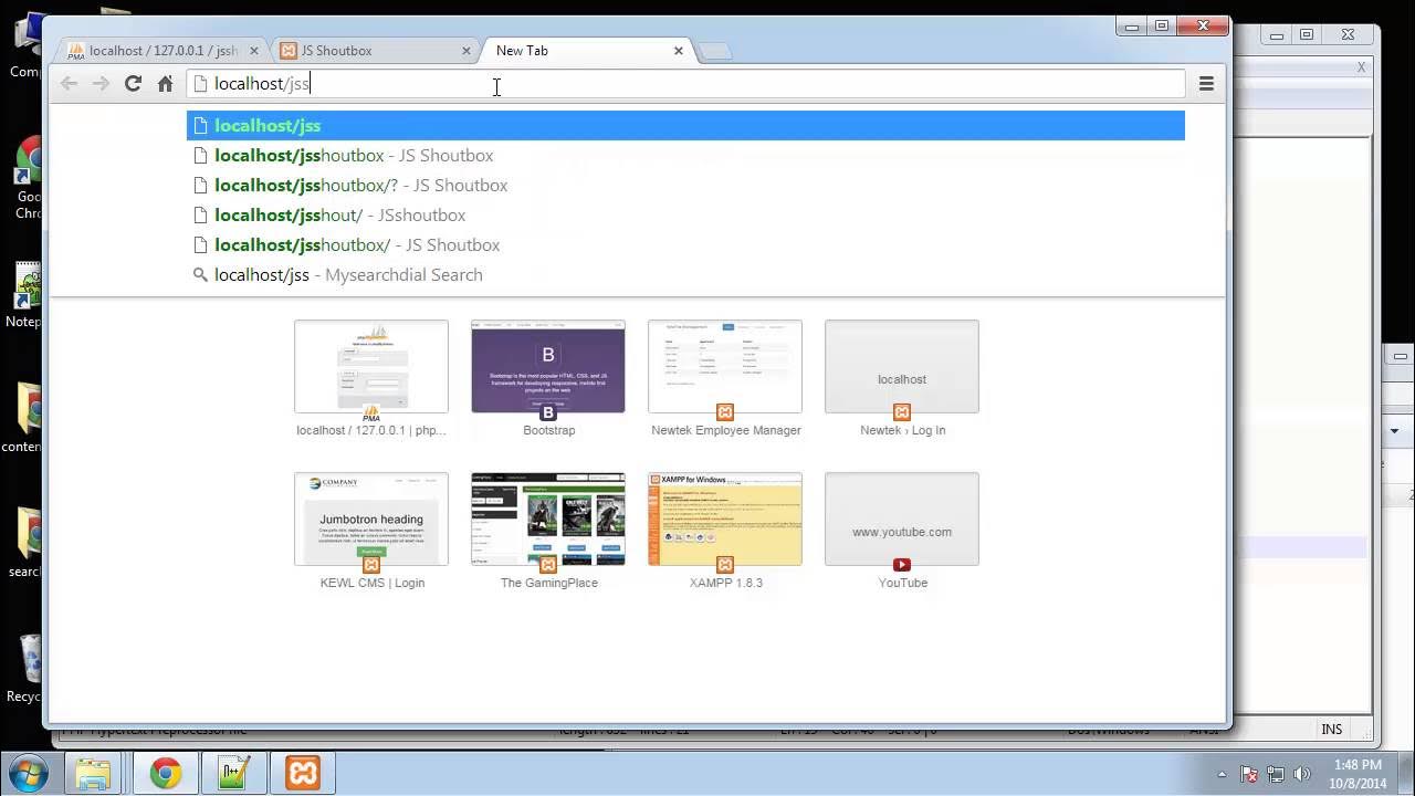 Learn jQuery Ajax and PHP by creating a Shoutbox application - Part5 - YouTube