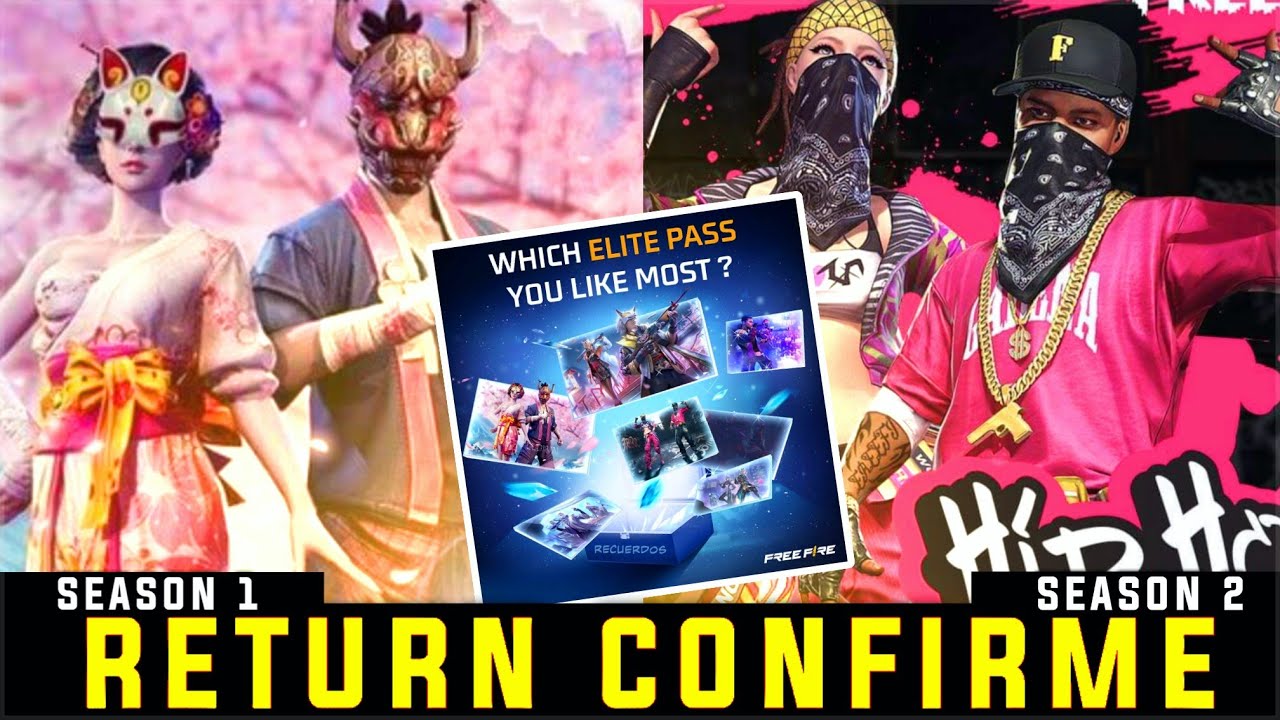 SEASON 1 ELITE PASS RETURN FREEFIRE | ANGELIC NEW COLOR BUNDLE VIDEO ...