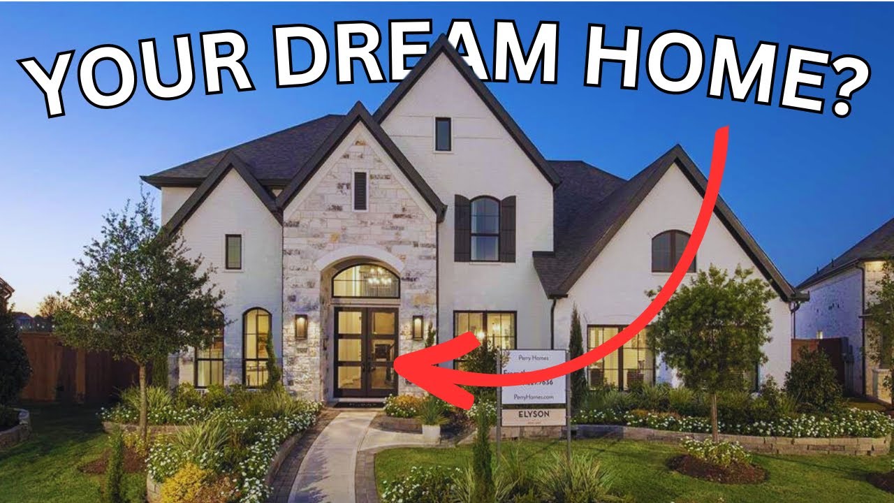 INSIDE This Modern PERRY HOMES Model In Katy Texas | Suburb Of Houston ...
