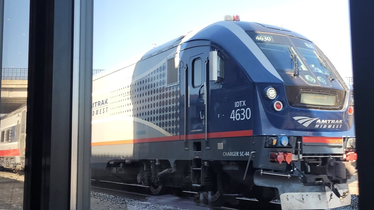 Train Amtrak in Ann Arbor! - YouTube