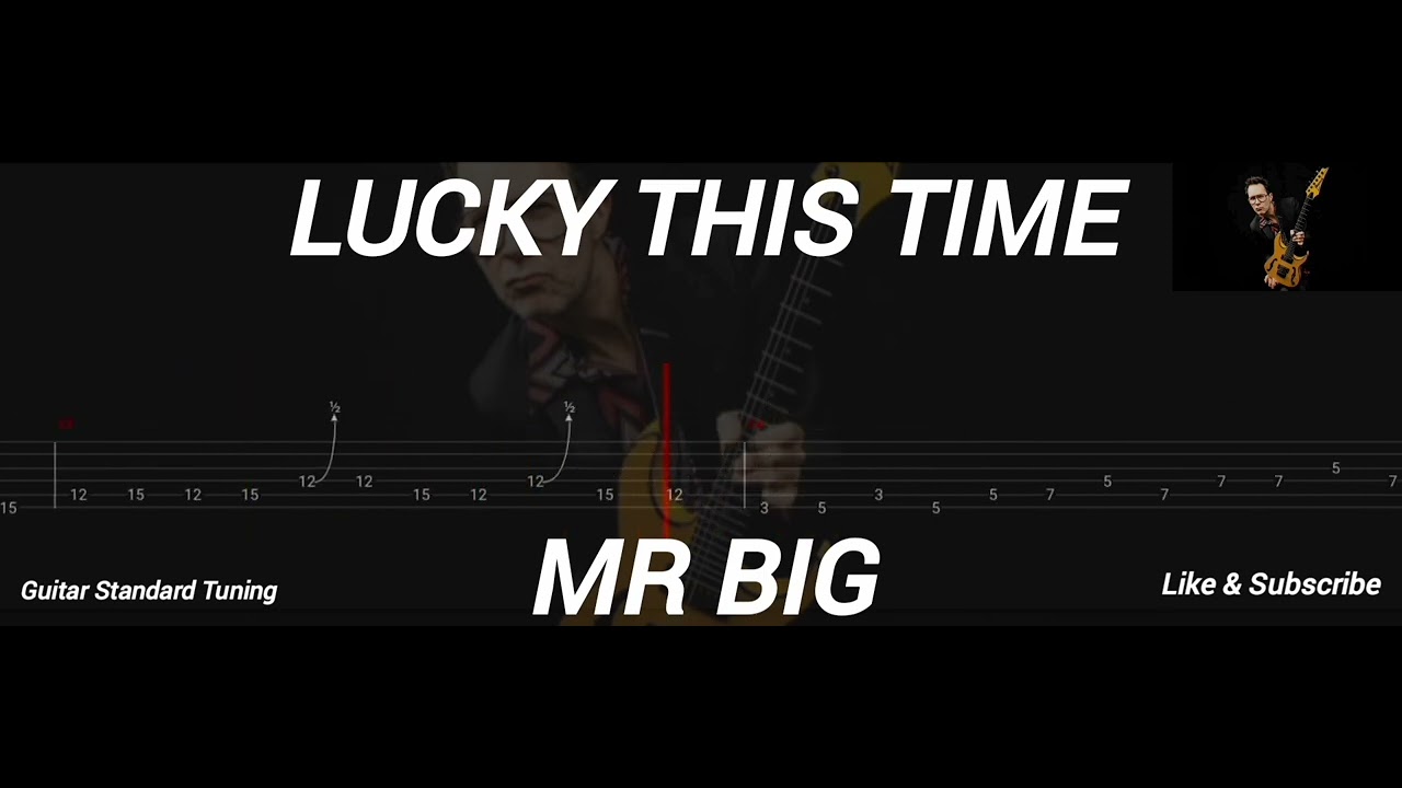 MR BIG - LUCKY THIS TIME ( TAB GUITAR ) - YouTube