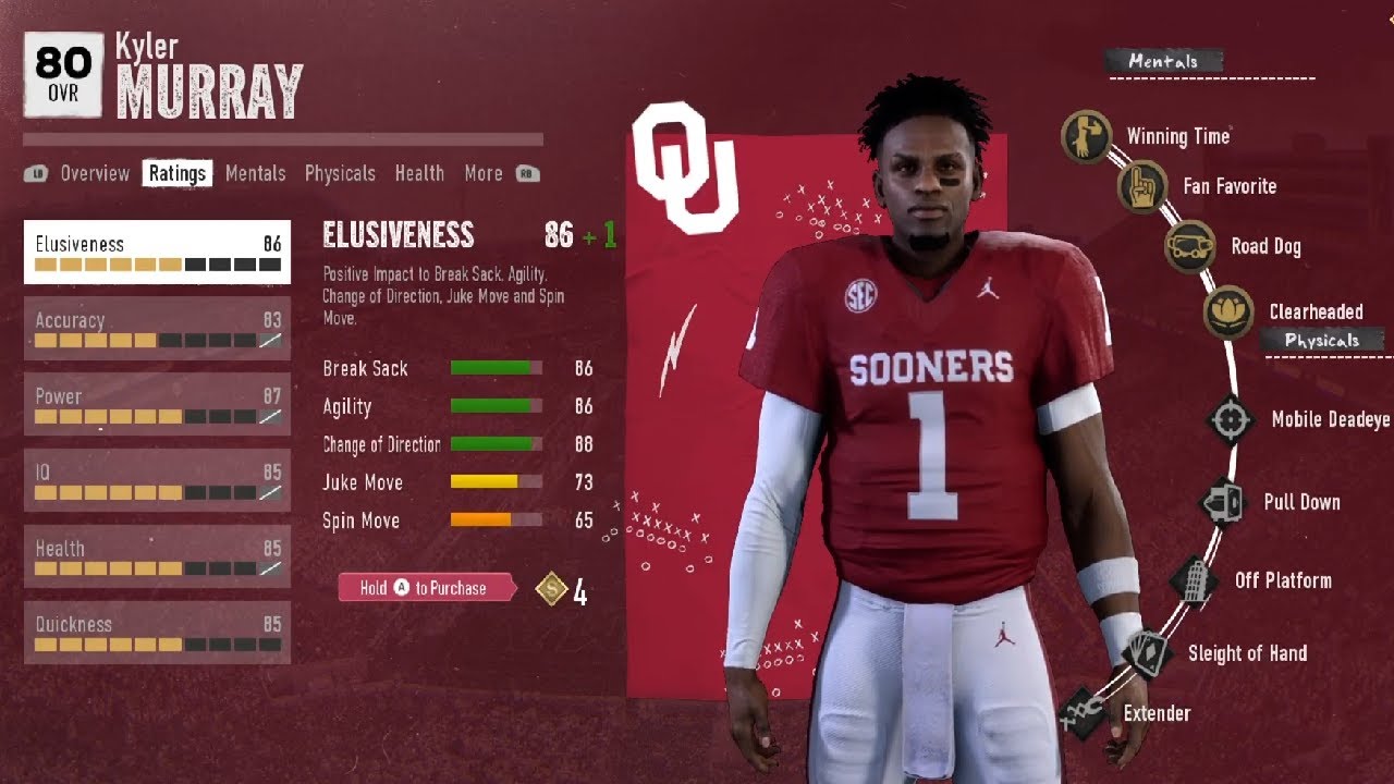 How To Create Kyler Murray CFB 25 RTG - YouTube