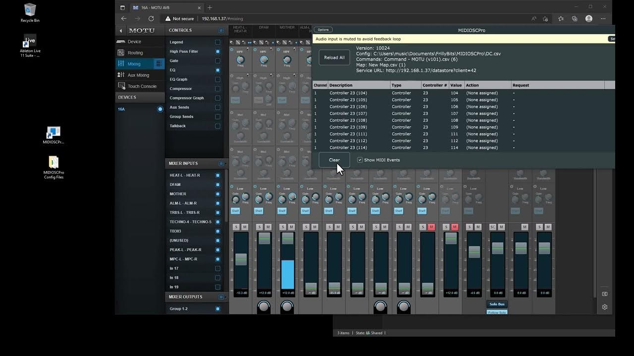 MIDI OSC Pro Custom MIDI Mapping - YouTube