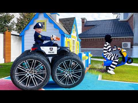 Senya Opens a Police Car and Finds a Superhero Surprise