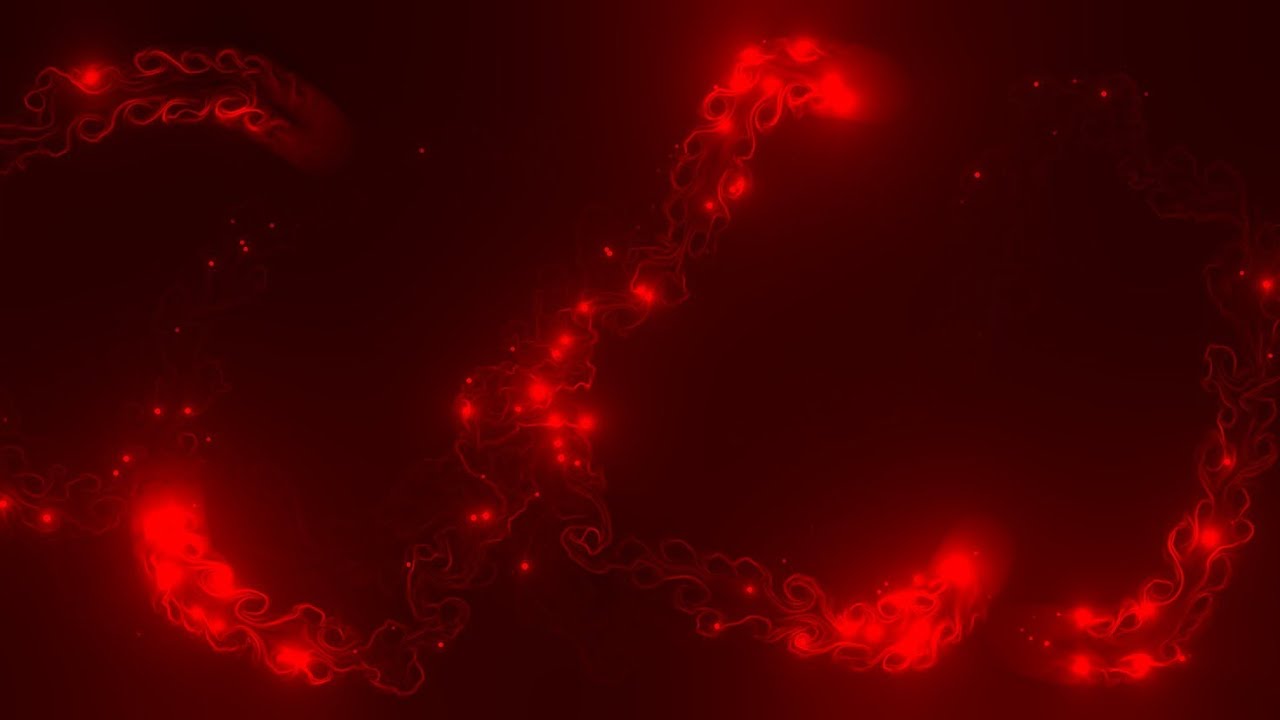 🔥 Red Energy Flow Animation Loop | Glowing Particle Background 4K ...