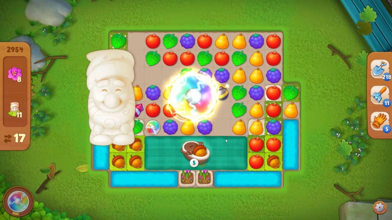 GardenScapes level 2954 - YouTube
