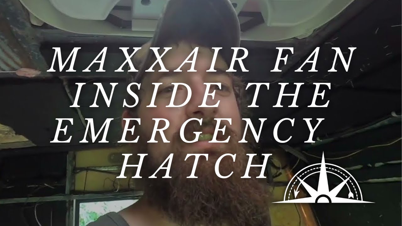 MaxxAir Fan inside the Emergency Exit Hatch - YouTube