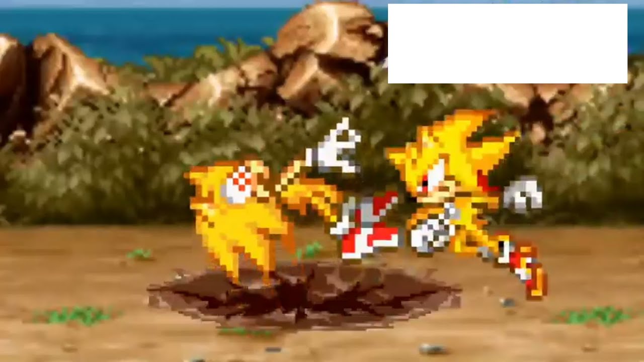 SSF2 Mod Battle: Super Shadic Vs Fleetway Super Sonic V2 - YouTube