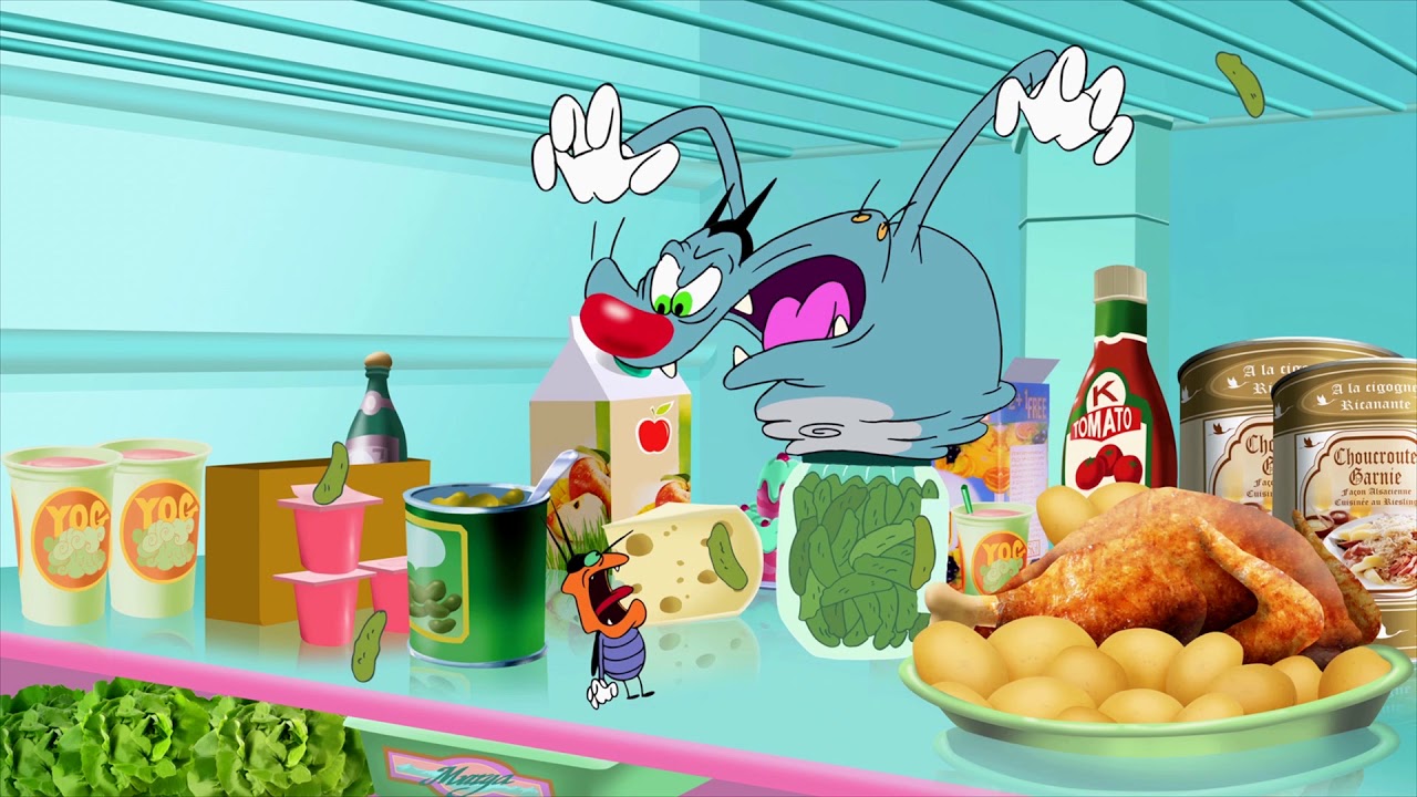 Oggy and the Cockroaches BEST CLIP #FRIDGE #59 - YouTube