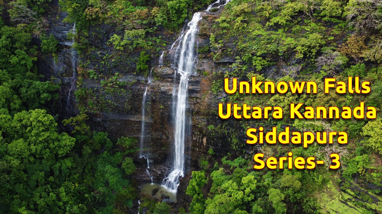 ಸಿದ್ದಾಪುರ Hidden waterfall Uttara Kannada District road built by ...