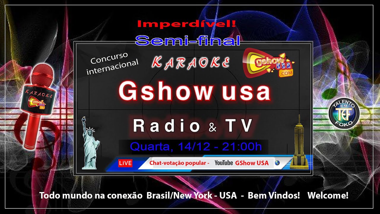 Concurso Karaoke GShowUSA - 14-12-2022 inFoko - YouTube