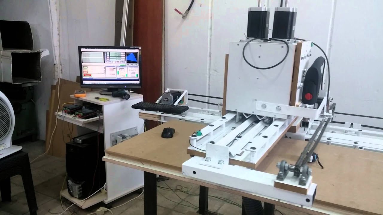 Simple CNC machine - YouTube