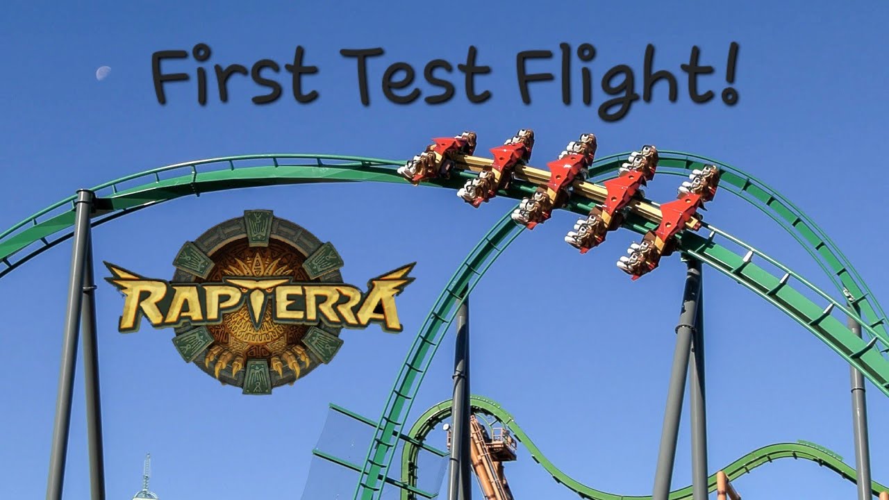 Rapterra Takes First Test Run - Kings Dominion - New for 2025 - YouTube