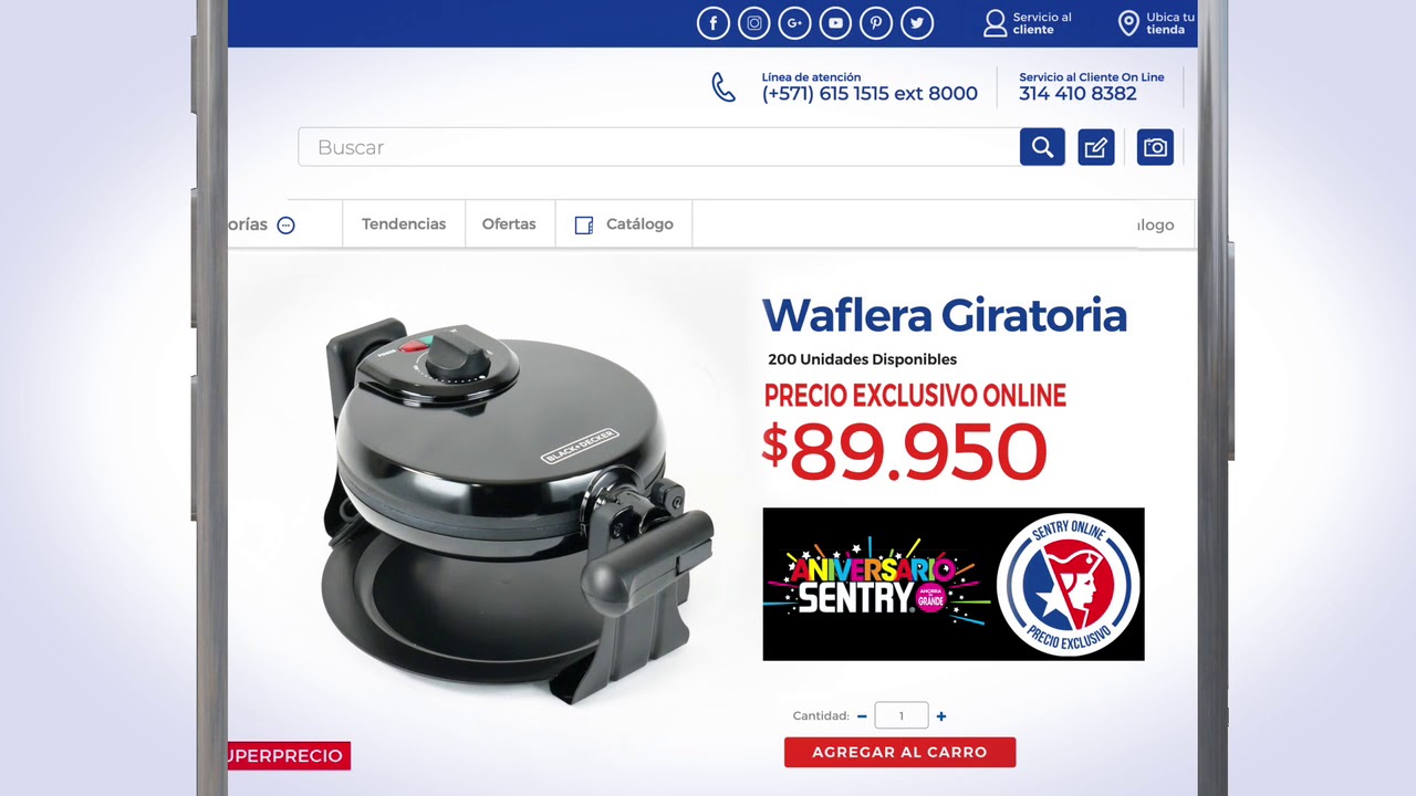 ¡Aniversario - Sentry - Waflera giratoria! - YouTube