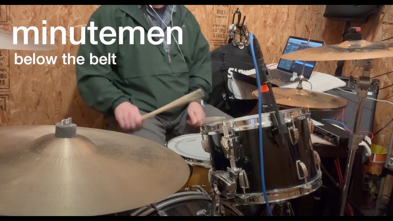 Minutemen - Below the Belt (Drum Cover) - YouTube