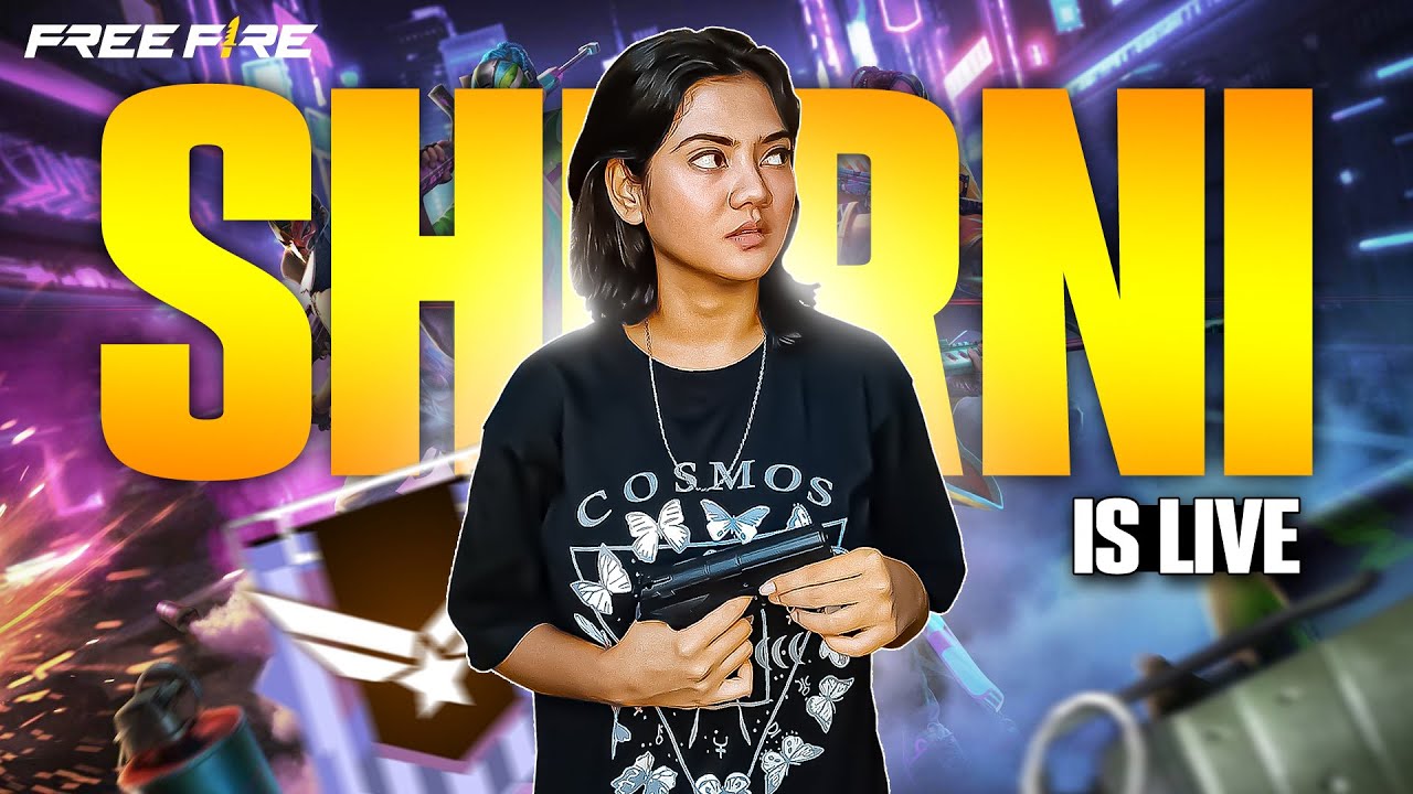 🔴[LIVE] FREE FIRE |RANK PUSH| LIVE WITH SHERNI FF 🔥|| #rankpush # ...