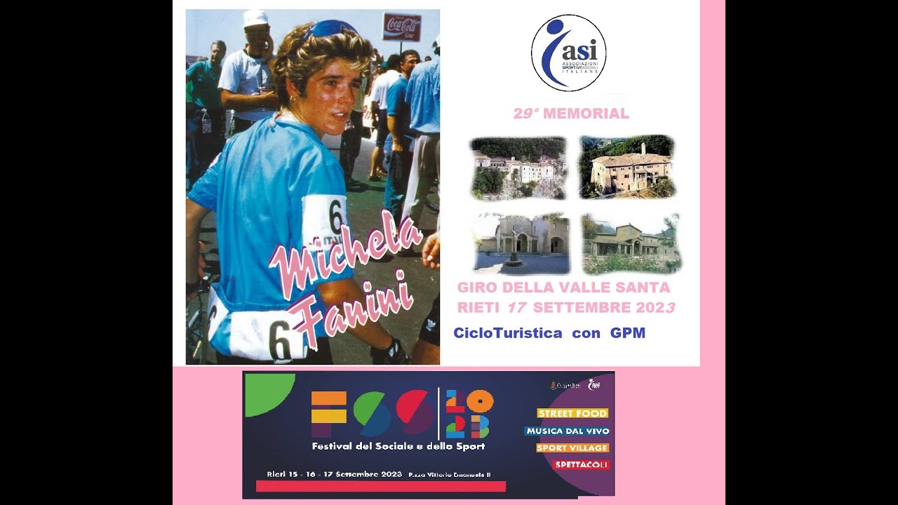 29° Memorial Michela Fanini " giro ciclistico della valle santa" - YouTube