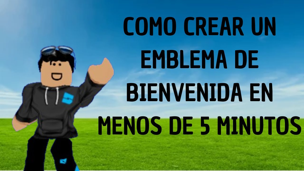 como crear un emblema de bienvenida en roblox studio 2025 - YouTube