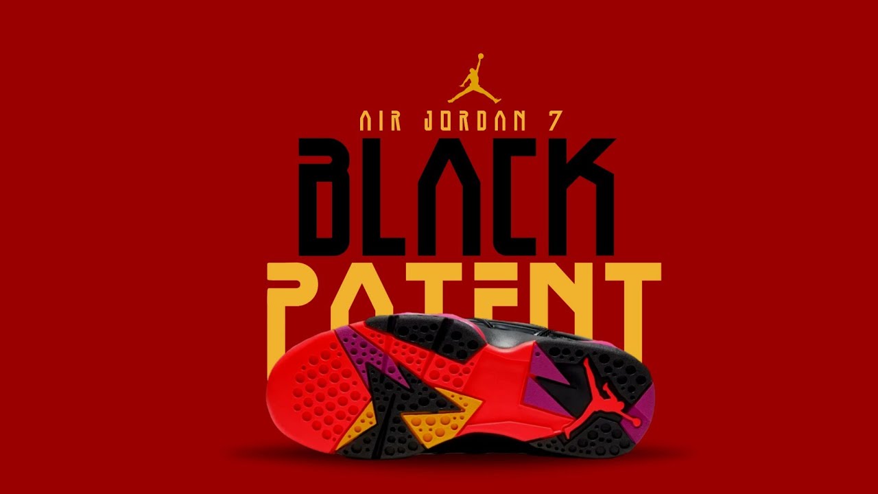 Air Jordan 7 Black Patent Profile | Sleek Luxury Meets Retro Vibes ...