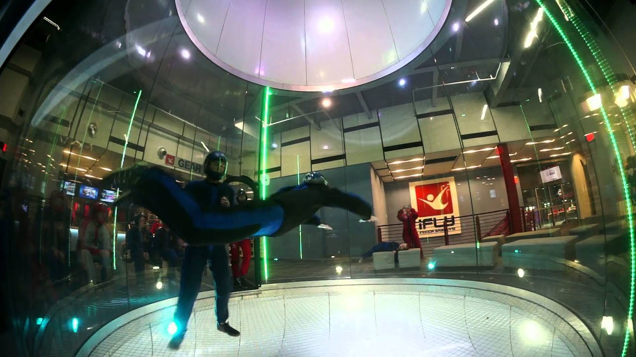 Ed's high flight at iFLY Chicago - YouTube