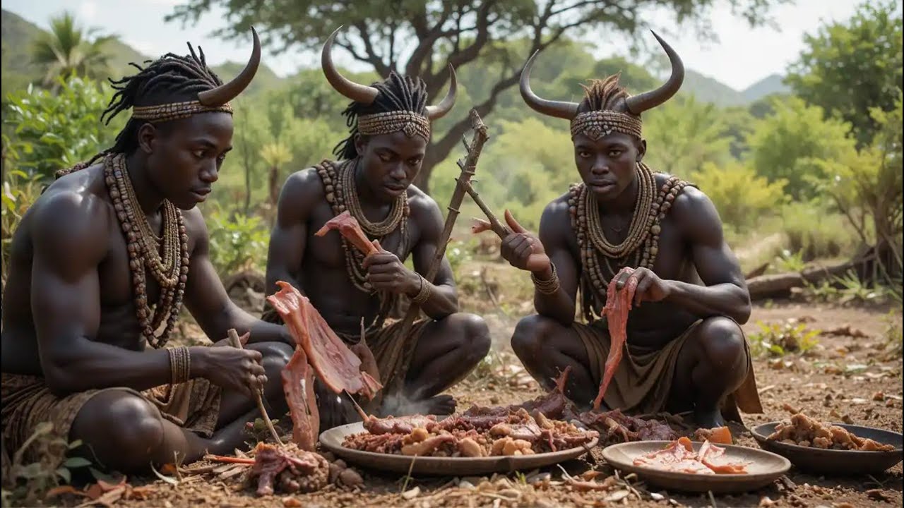 Wow,, Eating bush meat with Hadzabe 🥰 - YouTube