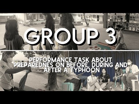 SCIENCE PERFORMANCE TASK- Before, during and after a typhoon (Grade 8 ...