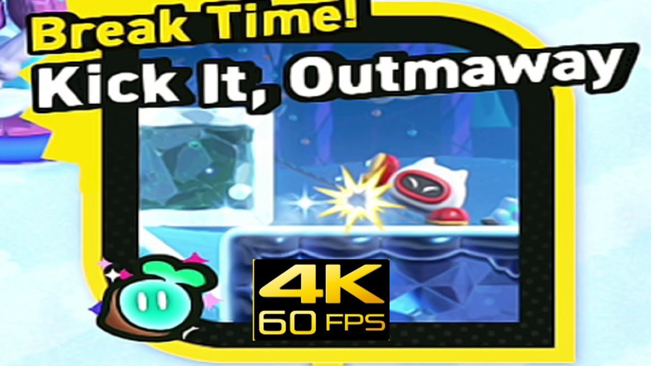 Super Mario Bros. Wonder Gameplay - Break Time! Kick it, Outmaway [4K ...