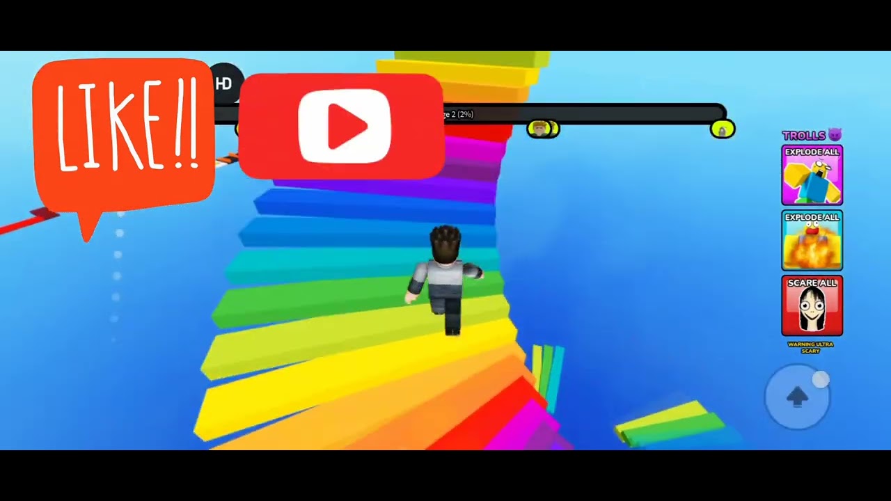 Easy obby but I can't touch the colour green. (PT-1) - YouTube