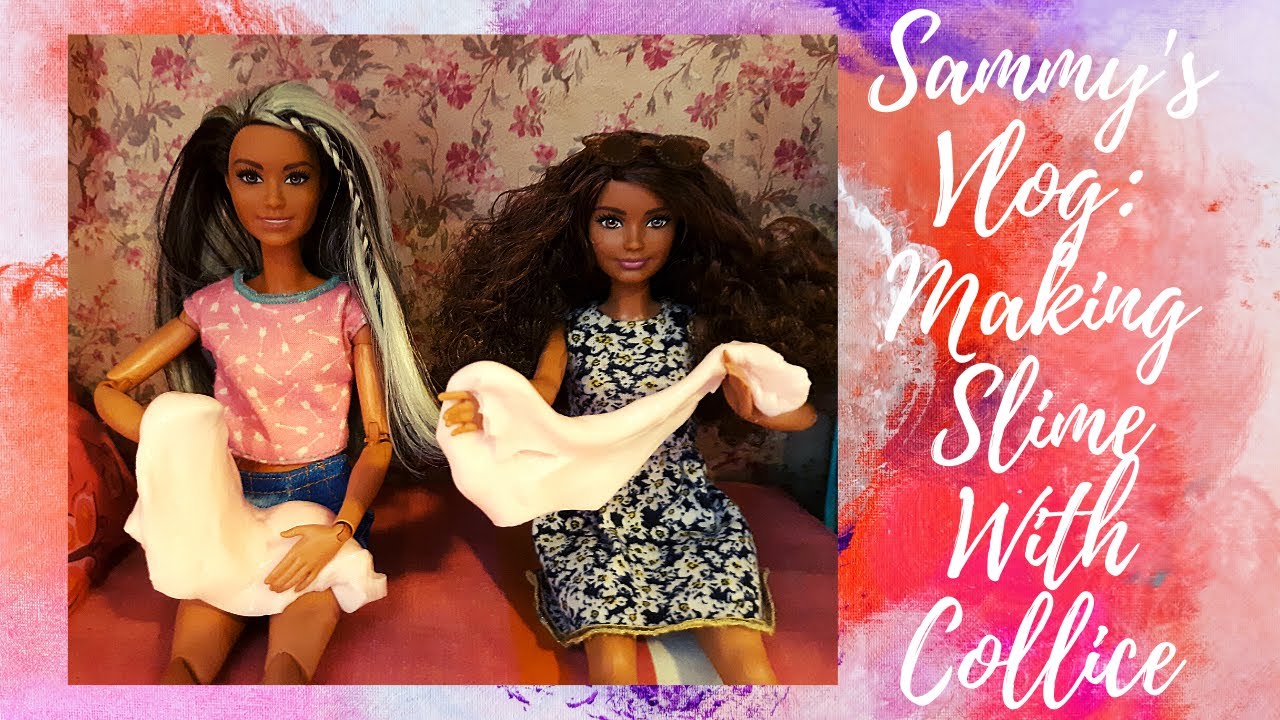 Sammy's Vlog: Making Slime With Collice - YouTube