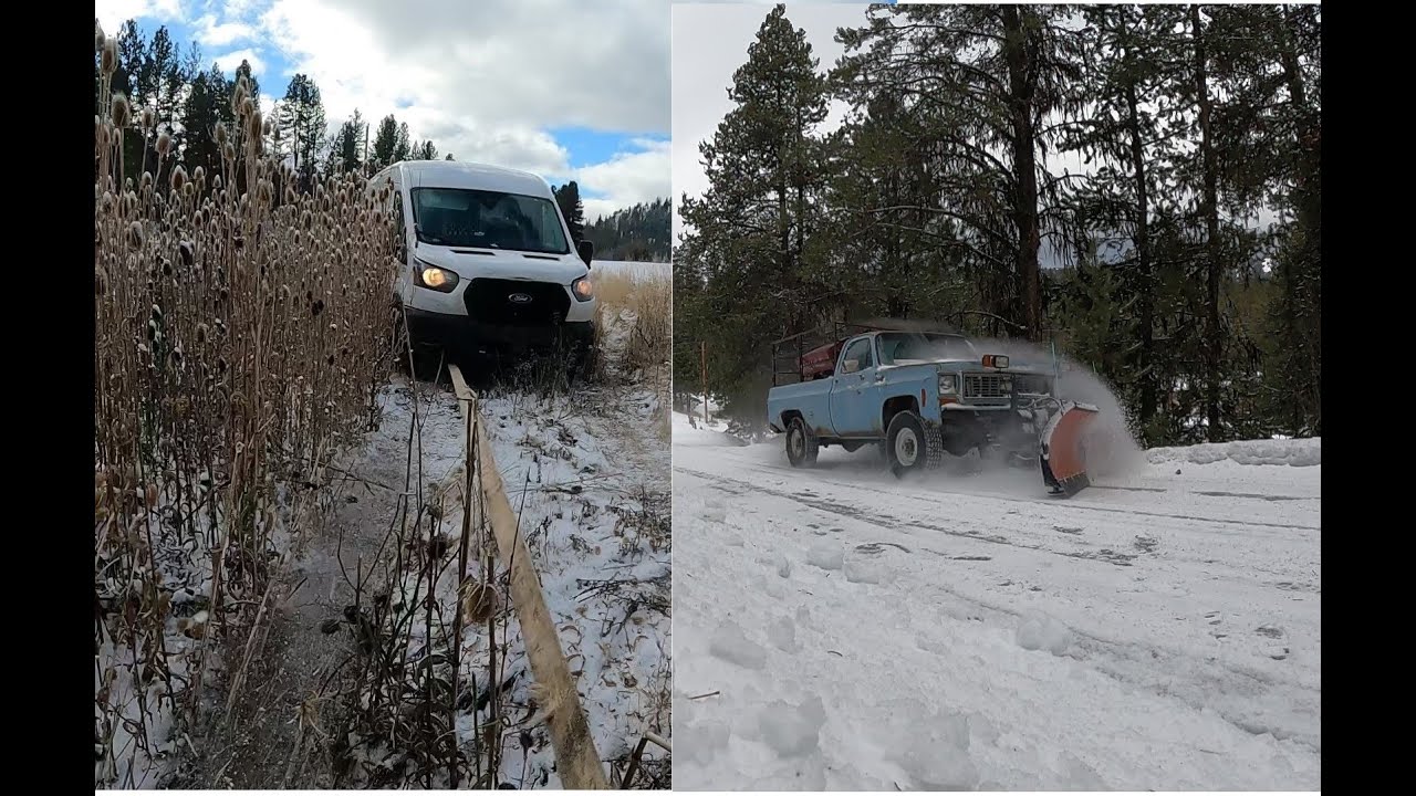 What a crazy day! A few hours of plowing snow turned into a long day ...