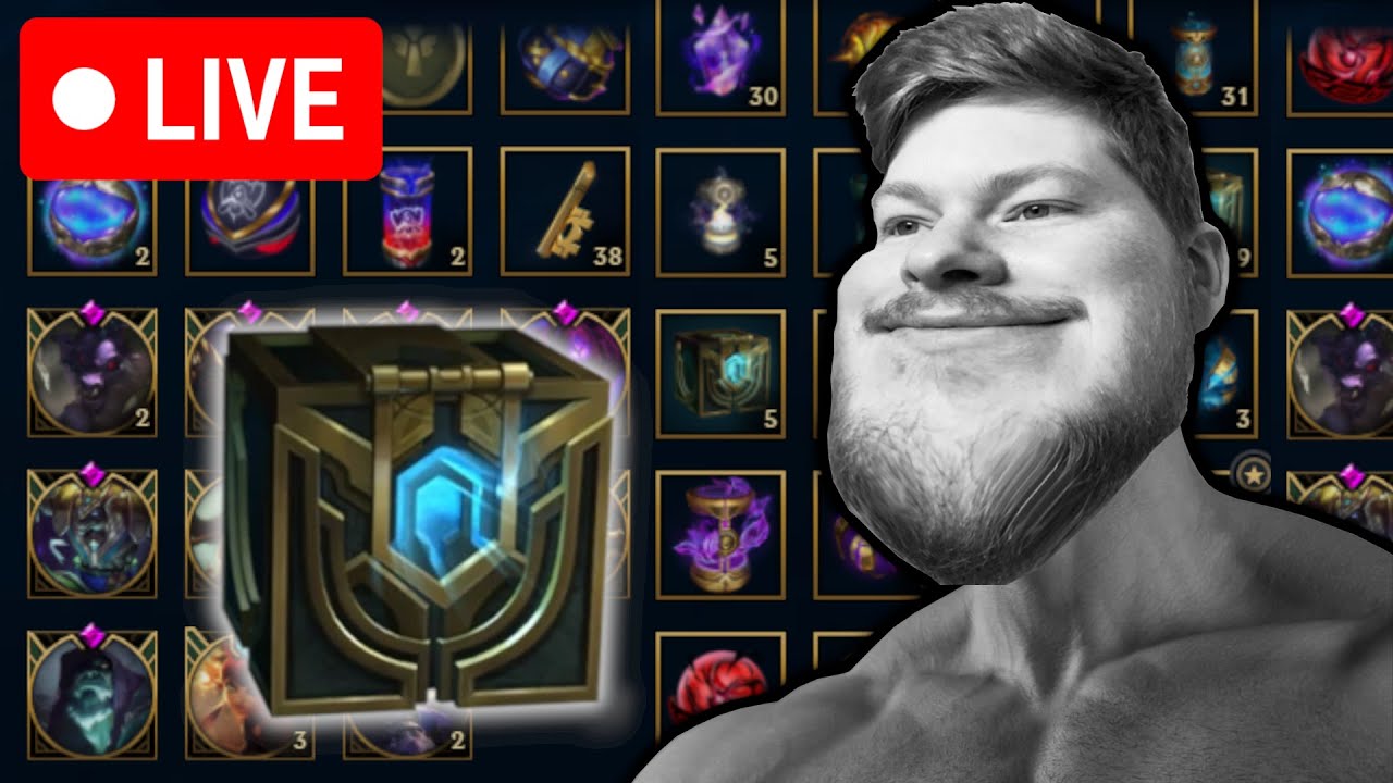 Opening ALL of my League of Legends loot at once! - YouTube