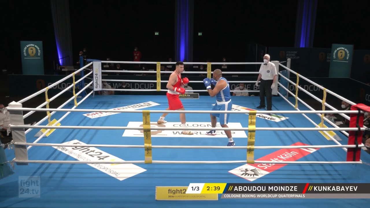 Kamshybek Kunkabayev (KAZ) vs. Djamili-Dini Aboudou (FRA) Cologne World ...