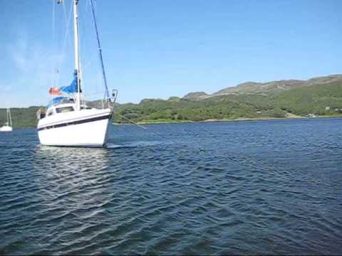 Southerly 95 at Anchor - YouTube