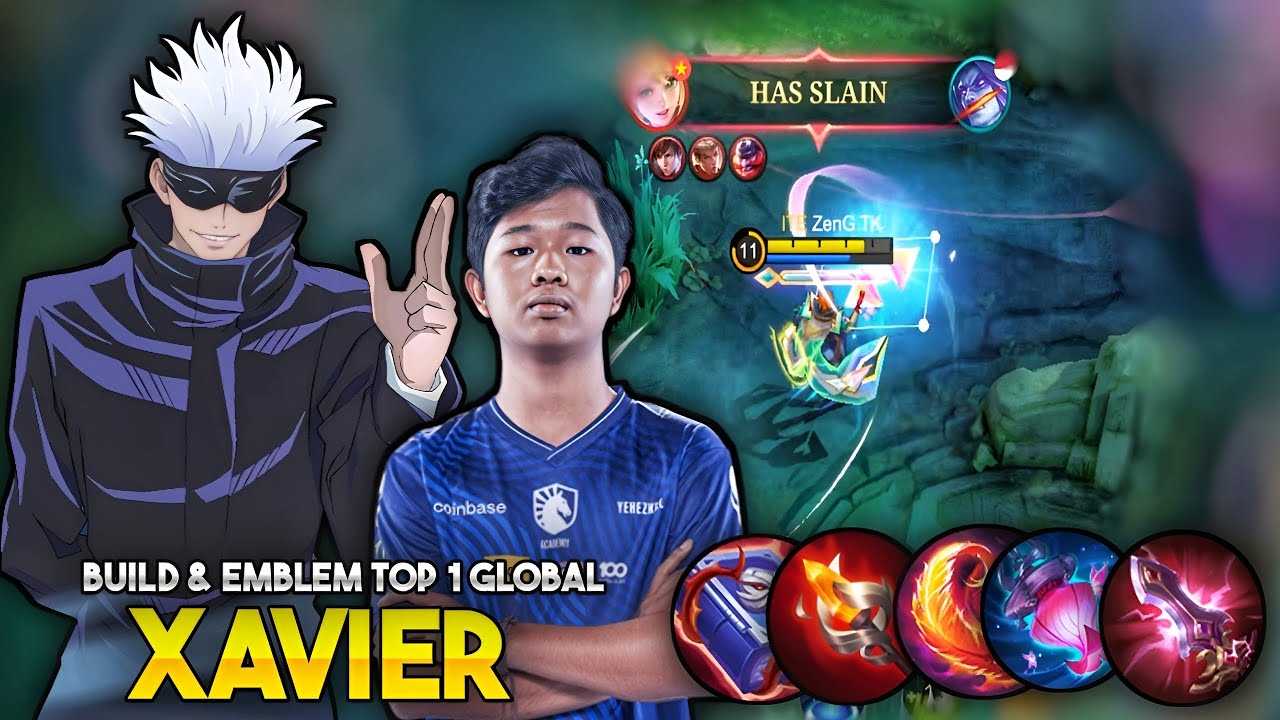 XAVIER BEST BUILD 2025 | TOP 1 GLOBAL XAVIER BUILD AND EMBLEM ...