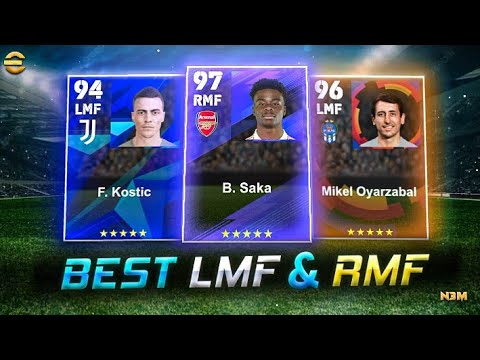 Top 10 Best Lmf & Rmf In eFootball 2023 Mobile 🤩 - YouTube