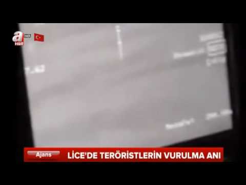 Lice'de 9 teröristin vurulma anı kamerada