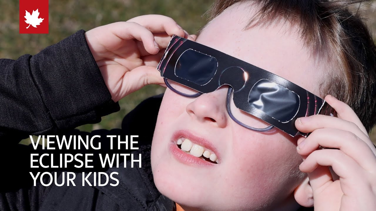 How to safely view the eclipse with your kids - YouTube