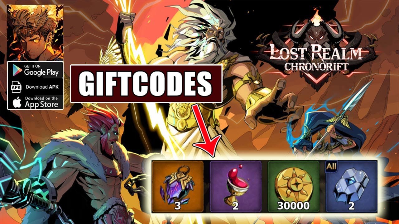 Lost Realm Chronorift Free Giftcodes | Redeem Codes Lost Realm ...