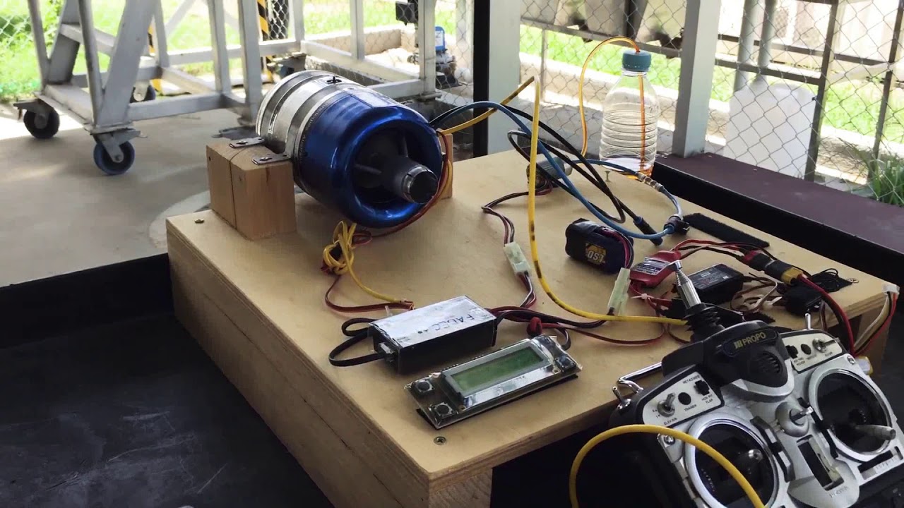 RC Jet Engine Test Run - YouTube