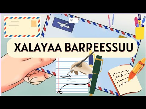 Xalayaa Barreessuu