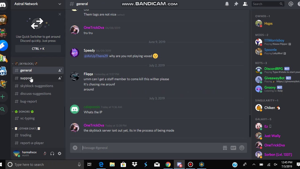 Astral Network discord server (info in desc & invite link) - YouTube
