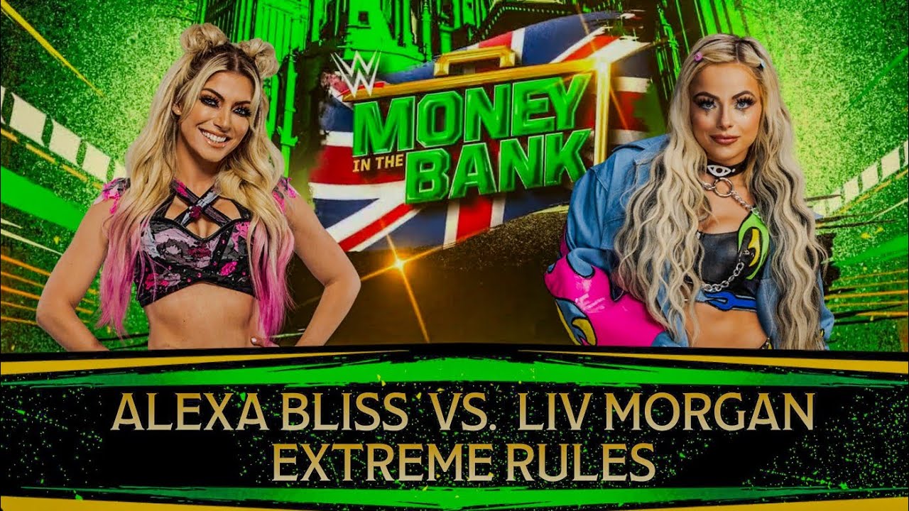 Alexa bliss vs liv morgan extreme rules money in the bank match - YouTube