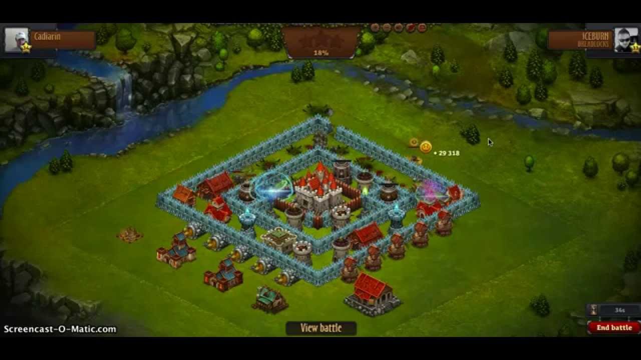 Throne Rush Best Defense May 2014 - YouTube