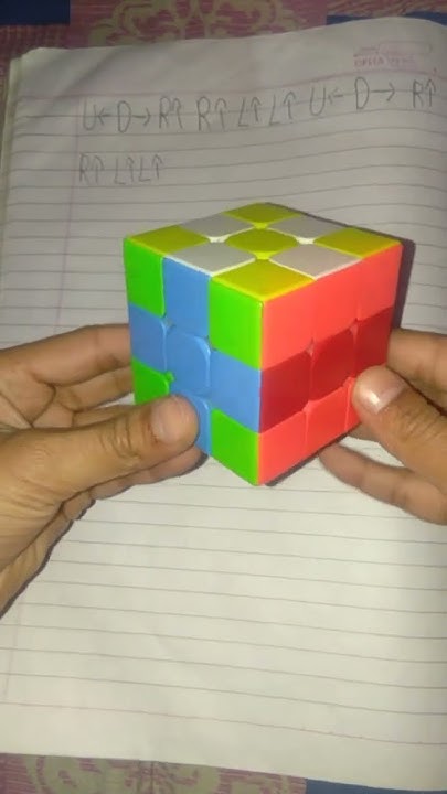 How to make plus minus check pattern on Rubik's Cube - YouTube
