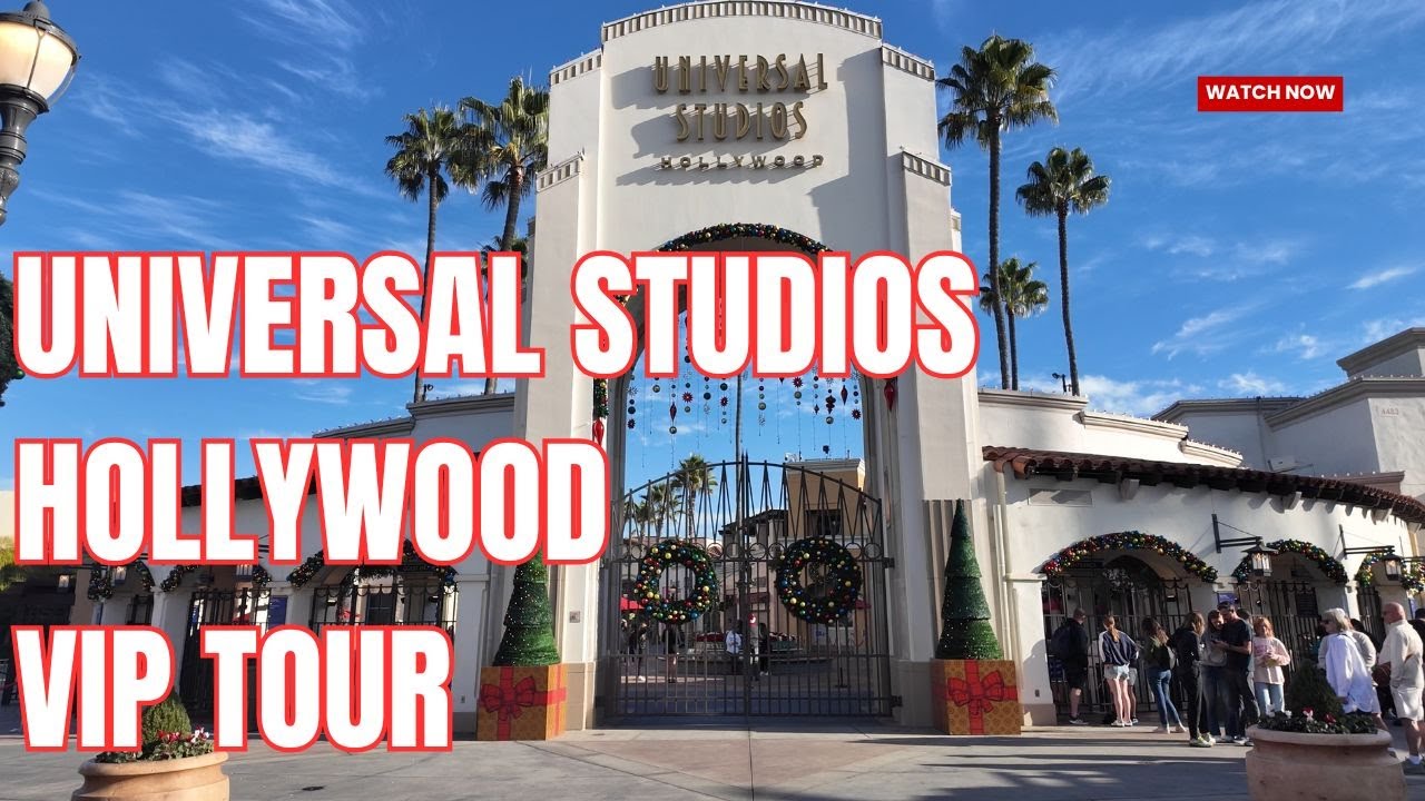 Universal Studios Hollywood - VIP Tour #universal #vip - YouTube