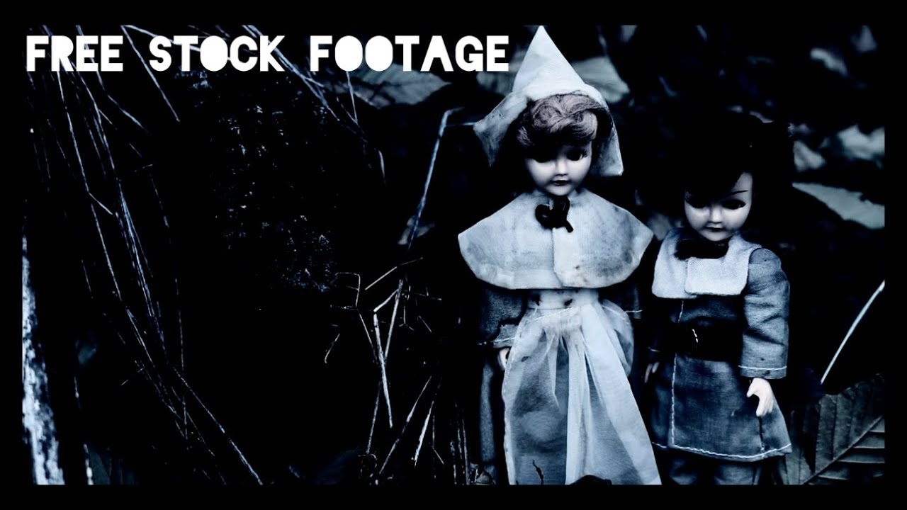 'CREEPY PILGRIM DOLLS' Free Stock Footage - YouTube