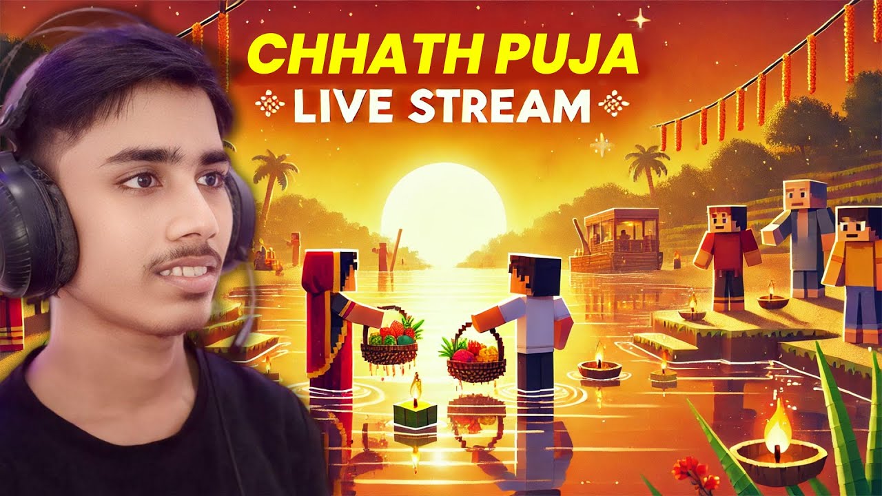Chhath Puja in Minecraft 🌅 | Celebrating the Festival of Sun | Let's ...