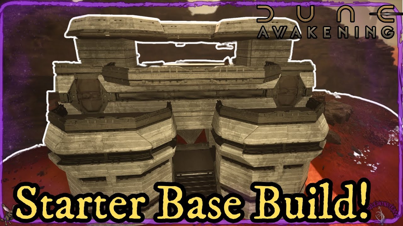 Starter Base Build - Dune: Awakening - Beta Preview - YouTube