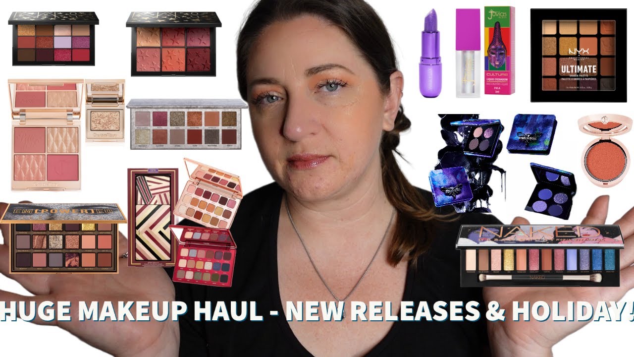 HUGE! Makeup Haul - New & Holiday Releases - 33 Products Unboxed ...